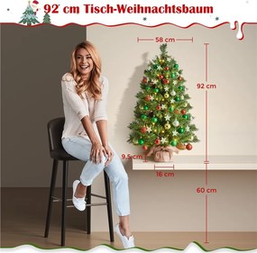 Umělý vánoční stromek – zelená, 3 ft, 1 ks (267779328580)
