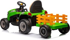 LEAN CARS Akumulátorový traktor BBH-030, zelený
