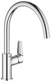 Grohe BauEdge 2020 dřezová baterie s otočným ramínkem chrom 31233001 G31233001