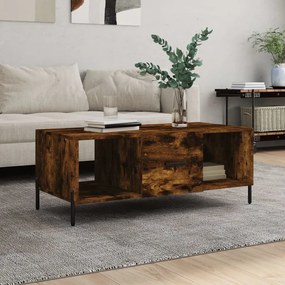 vidaXL Konferenční stolek 102 x 50 x 40 cm kompozitní dřevo [829313] Barva: kouřový dub