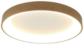 Mantra Niseko II, stropní kruhové svítidlo LED 40W, 2700-5000K, dálk. ovládání, dřevěná, průměr 50cm