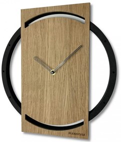 Luxusní hodiny s motivem přírodního dubu WOOD OAK 2