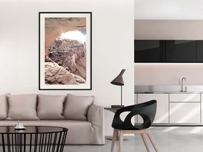 Plakát Koloradský Poklad - krajinný pohled na hory na oranžovém Velkém kaňonu