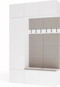 Předsíňová sestava AGA III 1S2V bílá