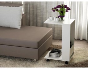 Asir | Odkládací stolek SAH 67,2x45 cm bílá | AS1203
