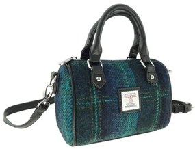 Kabelka Kilbride Harris Tweed Turquoise Overcheck - Glen Appin