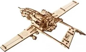 Ugears 3D dřevěné mechanické puzzle Bojový dron Bayraktar TB2 / od 14