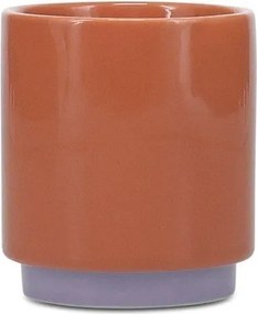 Oranžový/fialový kameninový šálek 270 ml Duo – ONA