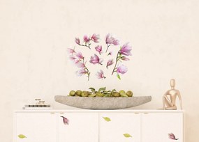 Samolepka na zeď Kvetoucí Magnólie | 42.5 x 65 cm | DSM3457