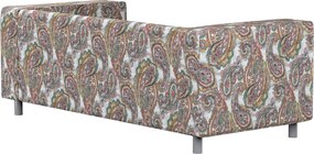 Potah na pohovku IKEA  Klippan 2-místná barva vícebarevná látka pletený vzor, vzorované