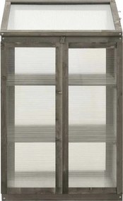 Skleník 60 x 45 x 100 cm jedlové dřevo 314849