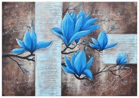 Gario Ručně malovaný obraz Nádherná modrá magnolie Rozměry: 70 x 100 cm