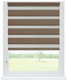 Dekodum Zatemňovací roleta den a noc Tmavě béžová 36x220 cm