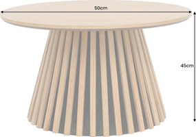 Konferenční stolek Wadeline50 cm dubová dýha