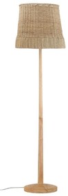 Stojací lampa v přírodní barvě s ratanovým stínidlem (výška 160 cm) Kakasi – Bloomingville
