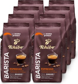 Tchibo - Barista Espresso – 8 x 1 kg zrnkové kávy - Intenzita: 5/6
