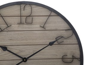 Hnědé MDF nástěnné hodiny Mauro Ferretti Russo, 60 cm