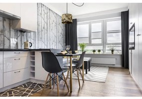 Závěsné svítidlo Werona Spider 1, 1x černé/zlaté textilní stínítko se vzorem