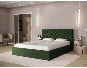 Čalouněná manželská postel Zravton, Rozměr postele: 140 x 200 cm, Potah: Breeze 11