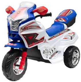 BABY MIX dětská elektrická motorka RACER bílá
