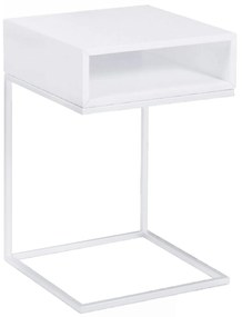 Výprodej Jan Kurtz designové noční stolky Dina light (bílá podnož, bílá deska)