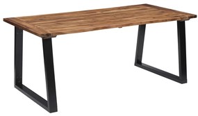 Jídelní stůl masivní akáciové dřevo 180 x 90 cm,  288068