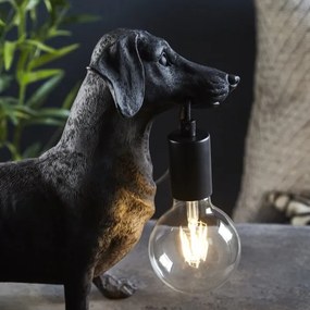 Endon 101188 - Stolní lampa DACHSHUND 1xE27/10W/230V černá