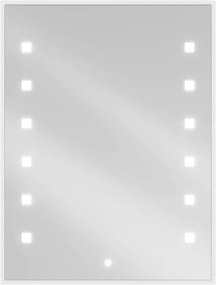 Mexen Ner podsvícené koupelnové zrcadlo 60 x 80 cm, LED 6000K, proti zamlžování - 9809-060-080-611-00