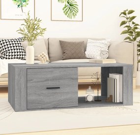 vidaXL Konferenční stolek 100x50,5x35 cm kompozitní dřevo [816539] Barva: šedá sonoma