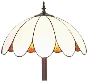 Stojací Tiffany lampa Stefanie – 46x166 cm