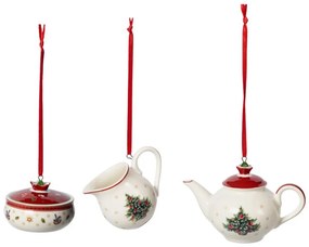 Vánoční závěsná ozdoby, kávový servis, 3 ks Toy´s Delight Decoration Villeroy & Boch