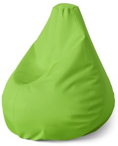 Sablio Sedací vak Pear Jablečná zelená - 140 x 100 x 25 cm
