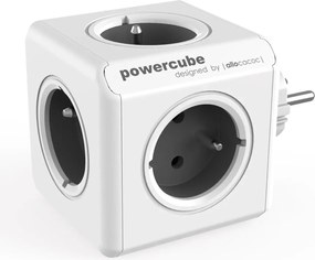 allocacoc Rozbočovací kostka PowerCube Original, 5 zásuvek, šedá