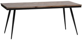 Hoorns Hnědý teakový jídelní stůl Vienna 220x90 cm