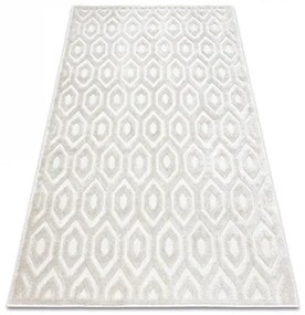 koberec SANTO SISAL 58380 šestiúhelník béžový velikost 160x220 cm | krásné koberce cz