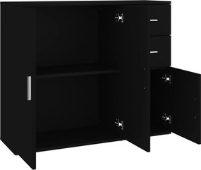 vidaXL Příborník 91 x 29,5 x 75 cm, konstrukční dřevo [823275] Barva: dub sonoma