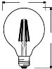 LED žárovka E27 OSRAM Filament G95 11W (100W) teplá bílá (2700K) stmívatelná