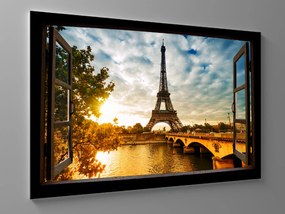 Liox Obraz Paříž Eiffelova věž Rozměr: 150 x 100 cm