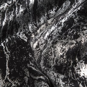 ZATEMŇOVACÍ ZÁVĚS NA KROUŽCÍCH ELISE 140X250 CM ČERNÁ