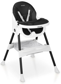 Krmicí židle Ricokids Mani černá - pohodlné a stylové řešení pro krmení dětí