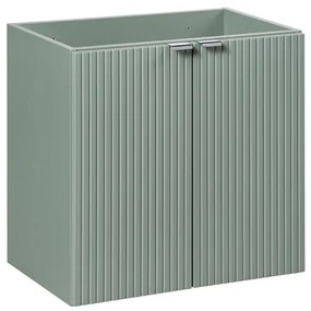 Koupelnová skříňka LINE zelená 82-60-2D, pod umyvadlo 60 umyvadlo NE