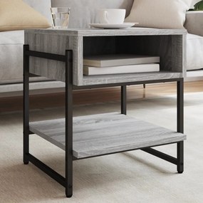 Konferenční stolek šedý sonoma 40 x 40 x 45 cm kompozitní dřevo - Default Title