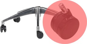 MERCURY Kancelářská židle REGO - látka, síťovina, černá