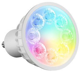Miboxer LED stmívatelná žárovka GU10, RGB+CCT, Zigbee 3.0, 4W, 2.4GHz, FUT103Z
