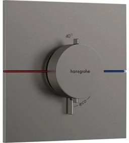 Hansgrohe ShowerSelect Comfort E Termostatická podomítková baterie, kartáčovaný černý chrom 15574340