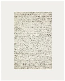Krémový vlněný koberec 200x300 cm Manilva – Kave Home