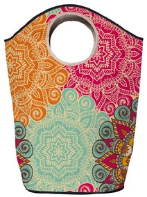 Koš na prádlo boho flowers (60l)