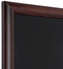 Dřevěná tabule 56 x 100 cm, tmavě hnědá