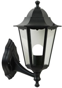 Nordlux 74371003 Cardiff, venkovní nástěnné svítidlo, 1x60W, hliník, černá, IP44, průměr 27cm
