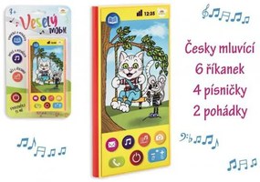 Teddies Veselý mobilní telefon česky mluvící se zvukem